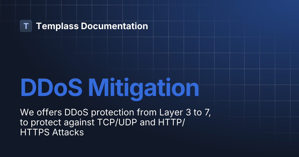 DDoS Mitigation | Templass Documentation